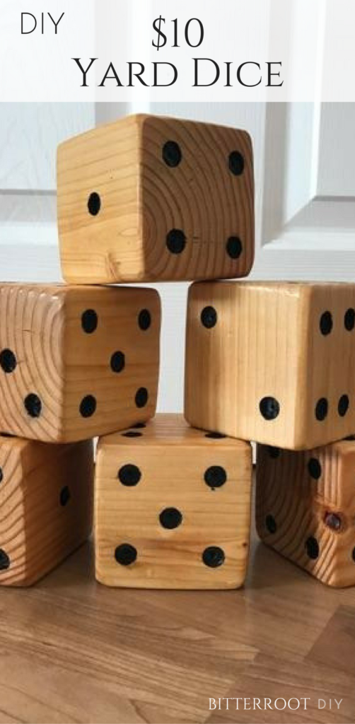 Make Your Own Yard Dice | Tylynn M