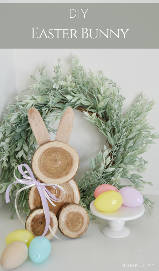 Farmhouse Easter Decor - DIY Scrap Wood Bunny | Tylynn M