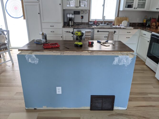 DIY Kitchen Island Makeover | Tylynn M