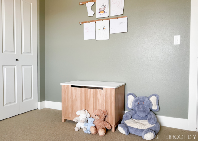 Fluted DIY Kids Toy Box | Tylynn M