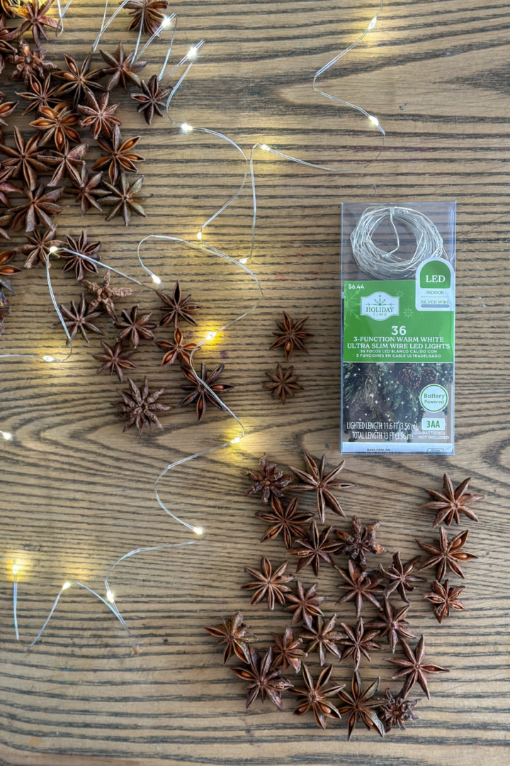 Twinkle Star Anise Christmas Garland | Tylynn M