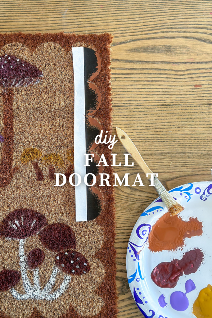 DIY Fall Doormat Inspired by Anthropologie | Tylynn M