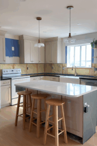 How to Install a V-Groove Plank Backsplash (DIY Kitchen Upgrade) | Tylynn M